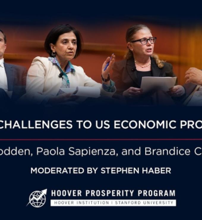 Policy Challenges to US Economic Prosperity | Challenges Facing the US Economy | Hoover ...